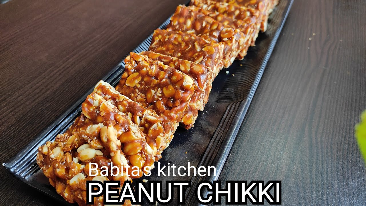 chikki recipe | peanut chikki recipe | groundnut chikki or shengdana ...