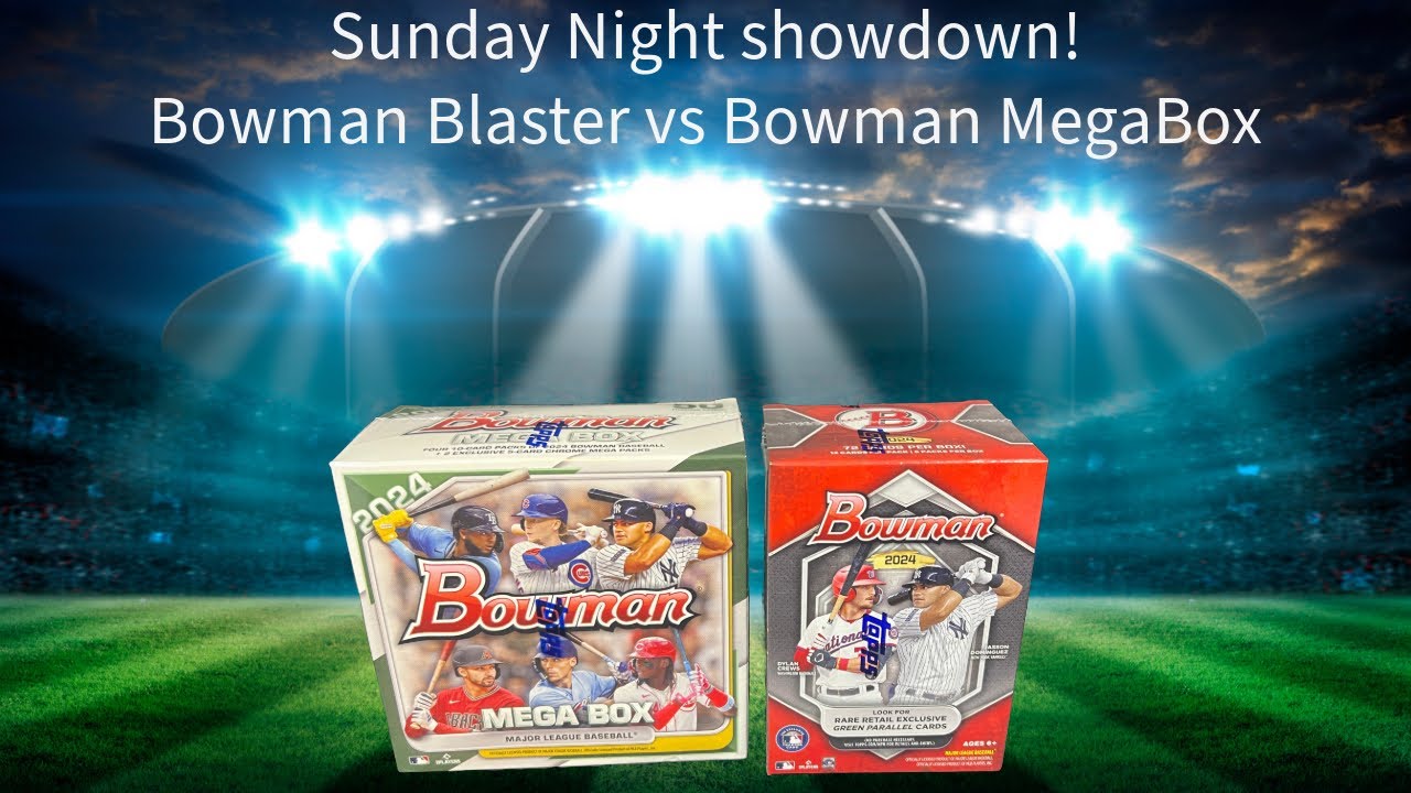 Sunday Night Showdown! Bowman mega box vs Bowman Blaster Box - YouTube