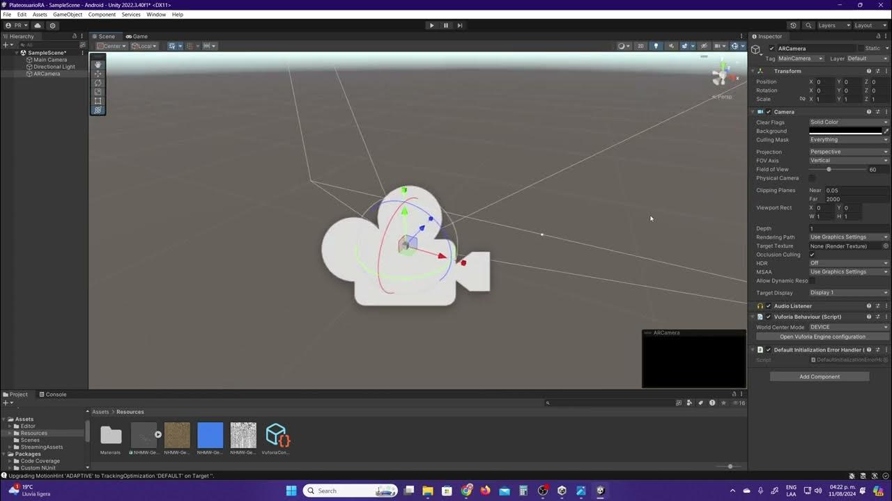 Realidad aumentada con Unity - YouTube