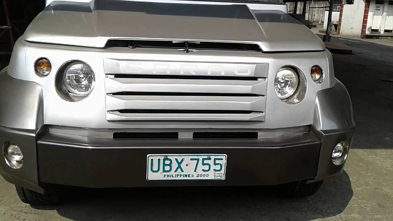 Sarao Prototype Jeepney - YouTube