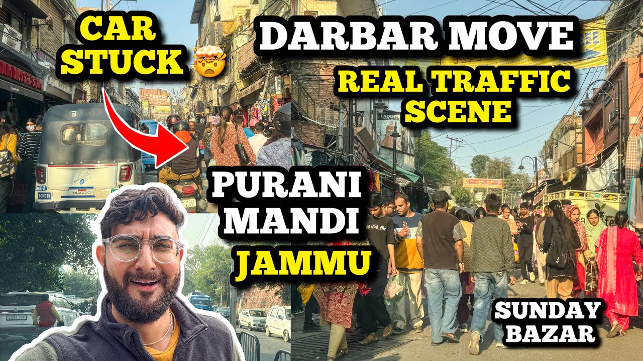 Purani Mandi Jammu ka REAL Traffic After Darbar Move 2025 | Sabse Sasta ...