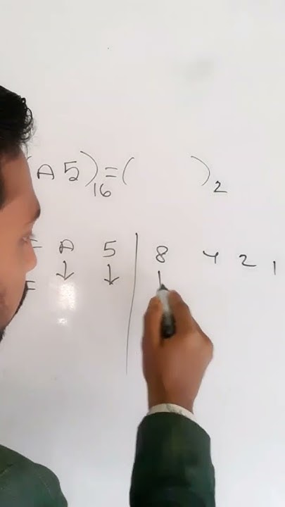১ মিনিটে hexadecimal to binary || hsc ict class 3rd chapter numbering system || - YouTube