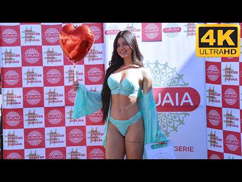 Desfile de lingerie nas ruas de Juruaia - 4k