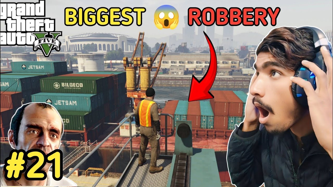 BIGEST ROBERY 😱 IN GTA 5 GTA 5 GAMEPLAY BEFORE GTA 6 #21 - YouTube