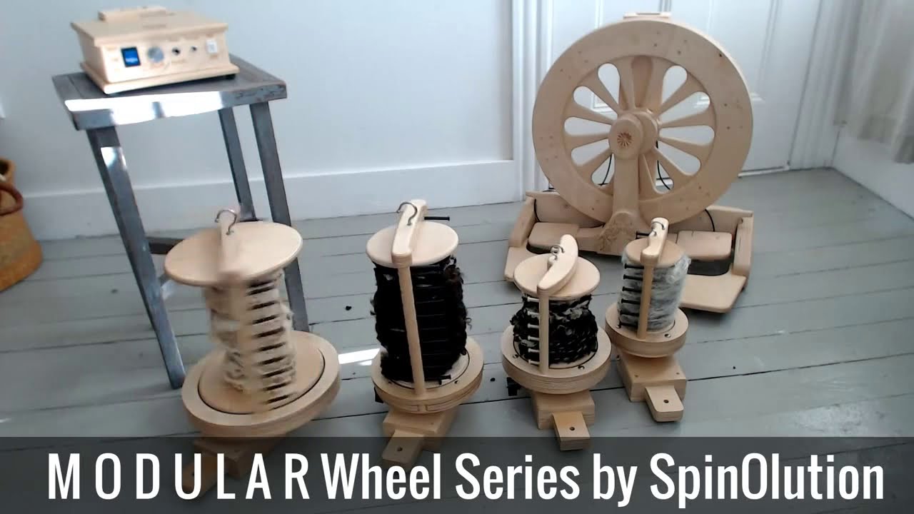 MODULAR Spinning Wheel Design by SpinOlution - YouTube