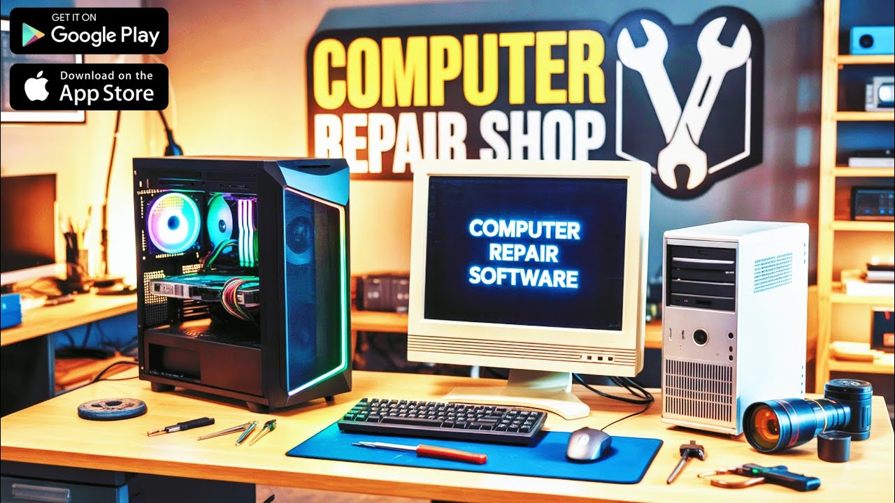 I OPENED A NEW COMPUTER REPAIR SHOP | COMPUTER REPAIR SHOP MOBILE - YouTube