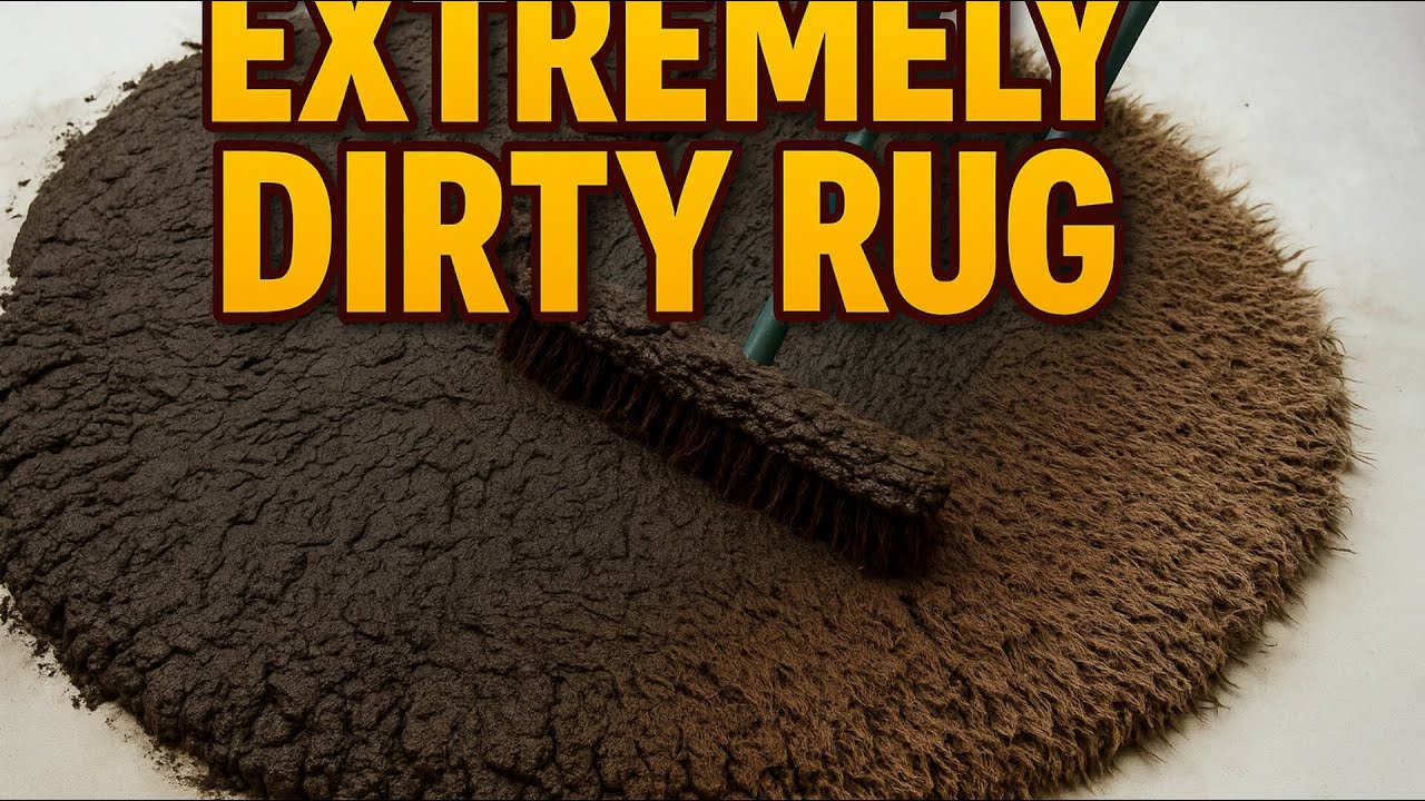 The Most Extreme Dirty Rug Cleaning ASMR You Won't Believe the Result ...