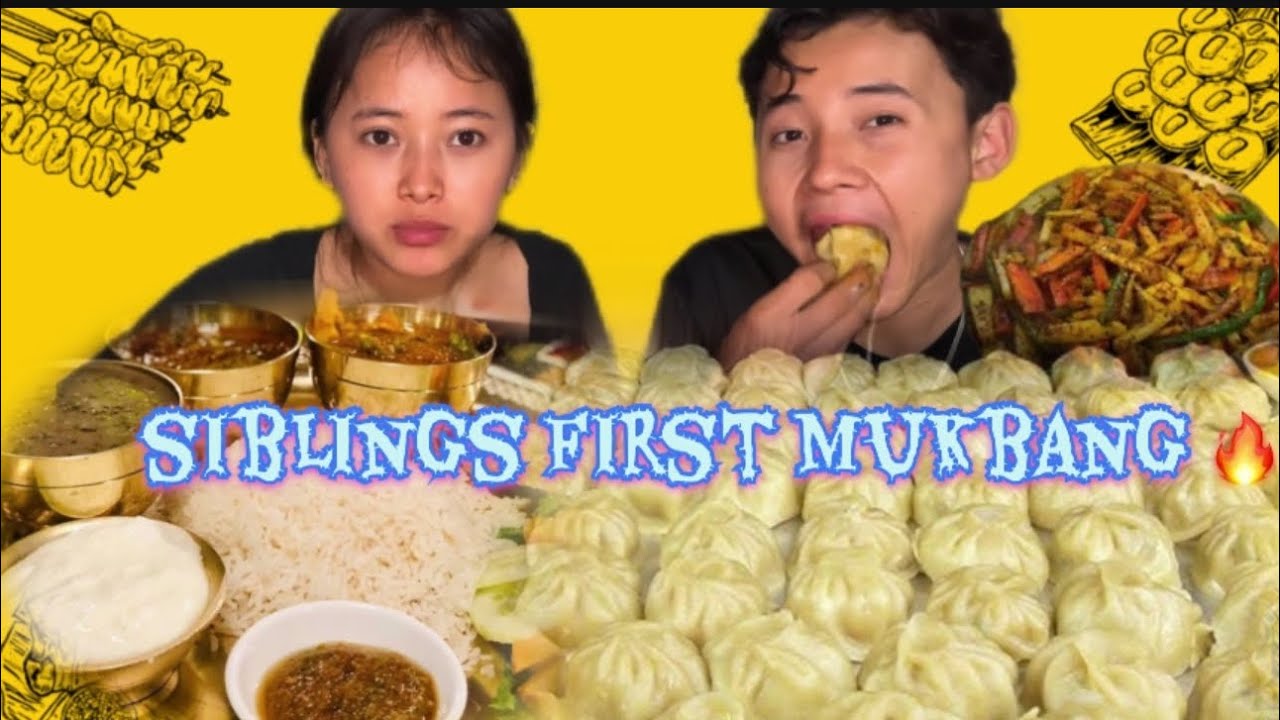 MUKBANG WITH BABY BROTHER🤩 !!! FIRST EATING VIDEO TOGETHER😂🎉 - YouTube