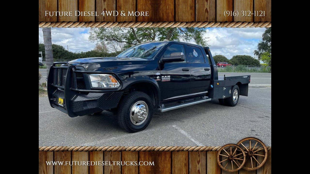 2015 Dodge Ram 3500 Tradesman 6-Speed Manual G56 Cummins 6.7 Liter ...
