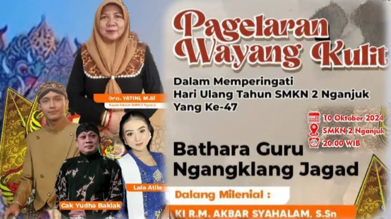 Live wayang kulit dalang Ki Akbar syahalam lakon Bathara guru ...