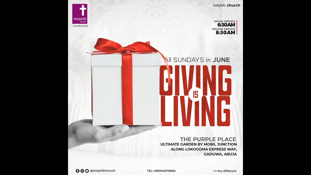 GIVING IS LIVING (Part 2) with Pastor Sunday Ogidigbo | Hausa Service ...