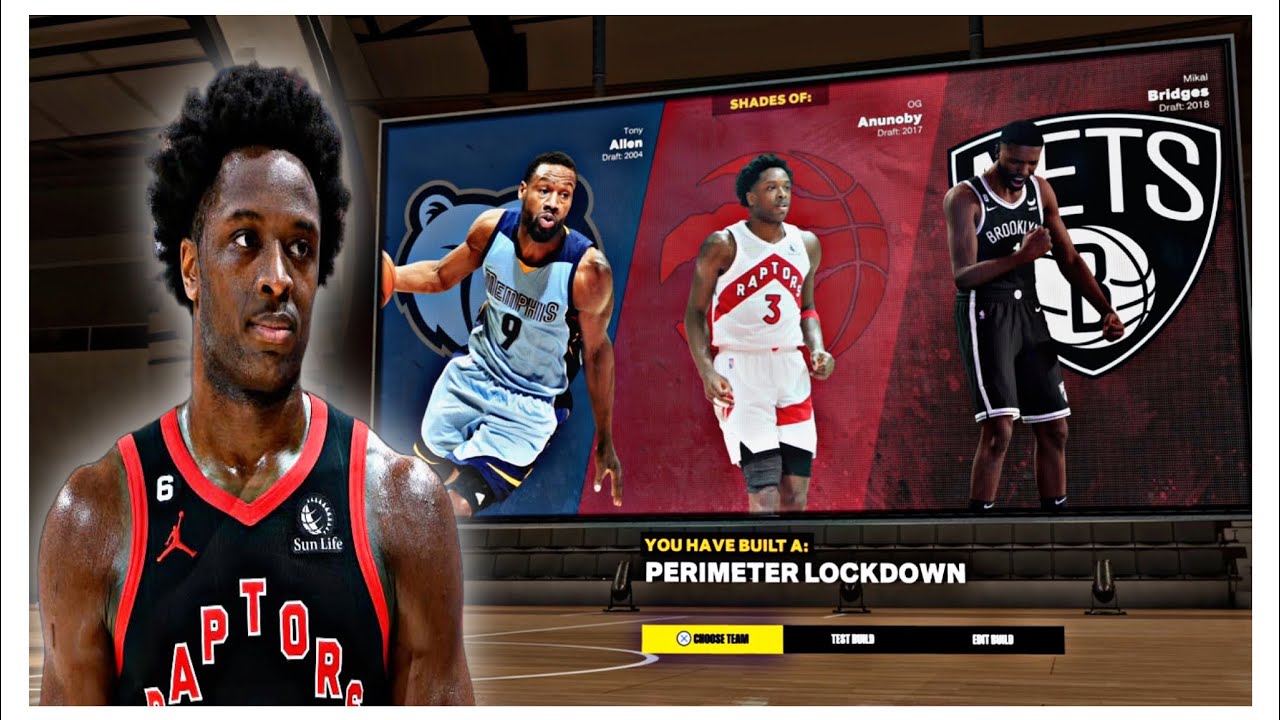 THIS GOLD REBOUND CHASER PERIMETER LOCKDOWN BUILD NBA 2K23 IS SICK (HOF ...