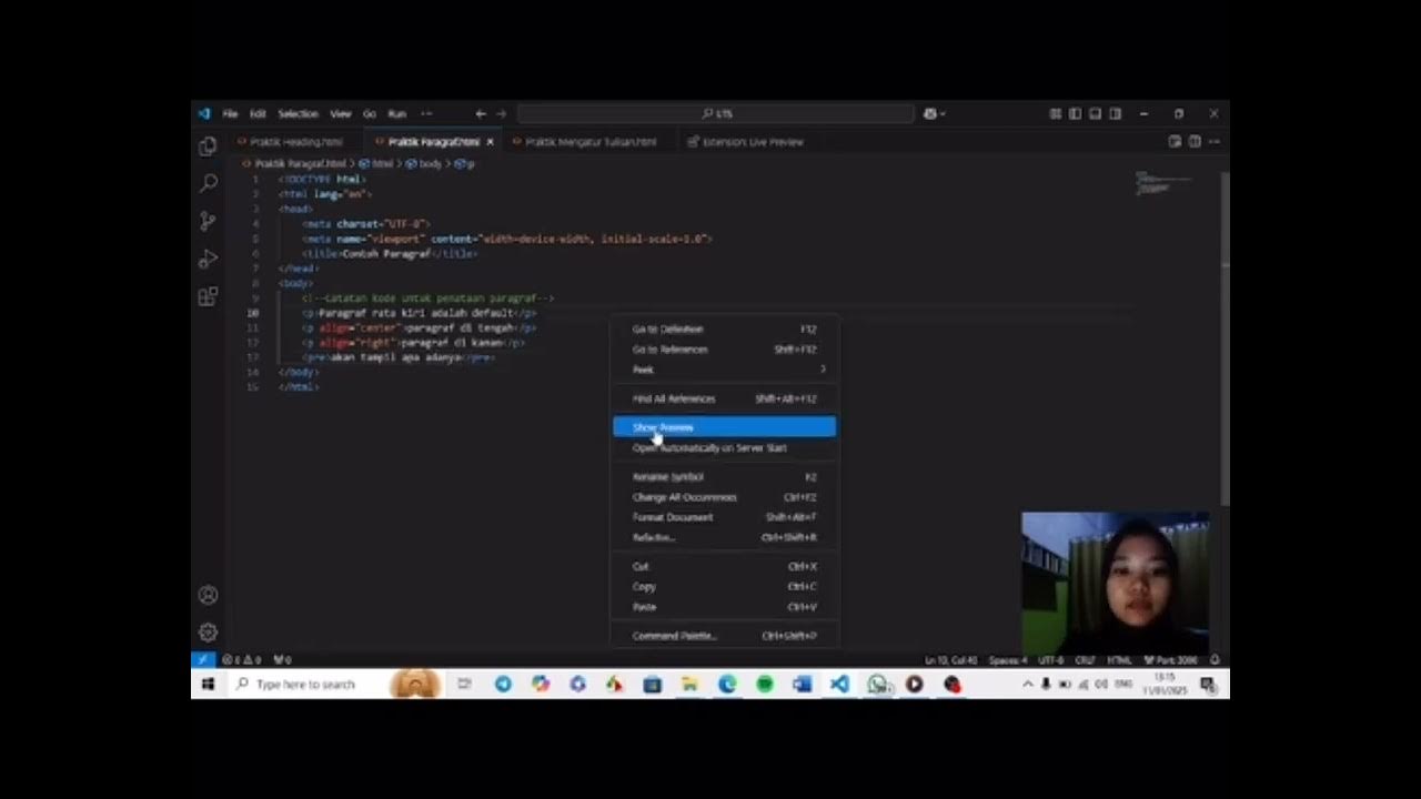 UTS Pemrograman Web 1 - YouTube