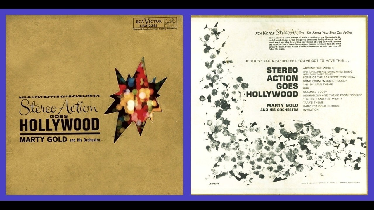 Marty Gold And His Orchestra – Stereo Action Goes Hollywood - 1961 - Lp ...
