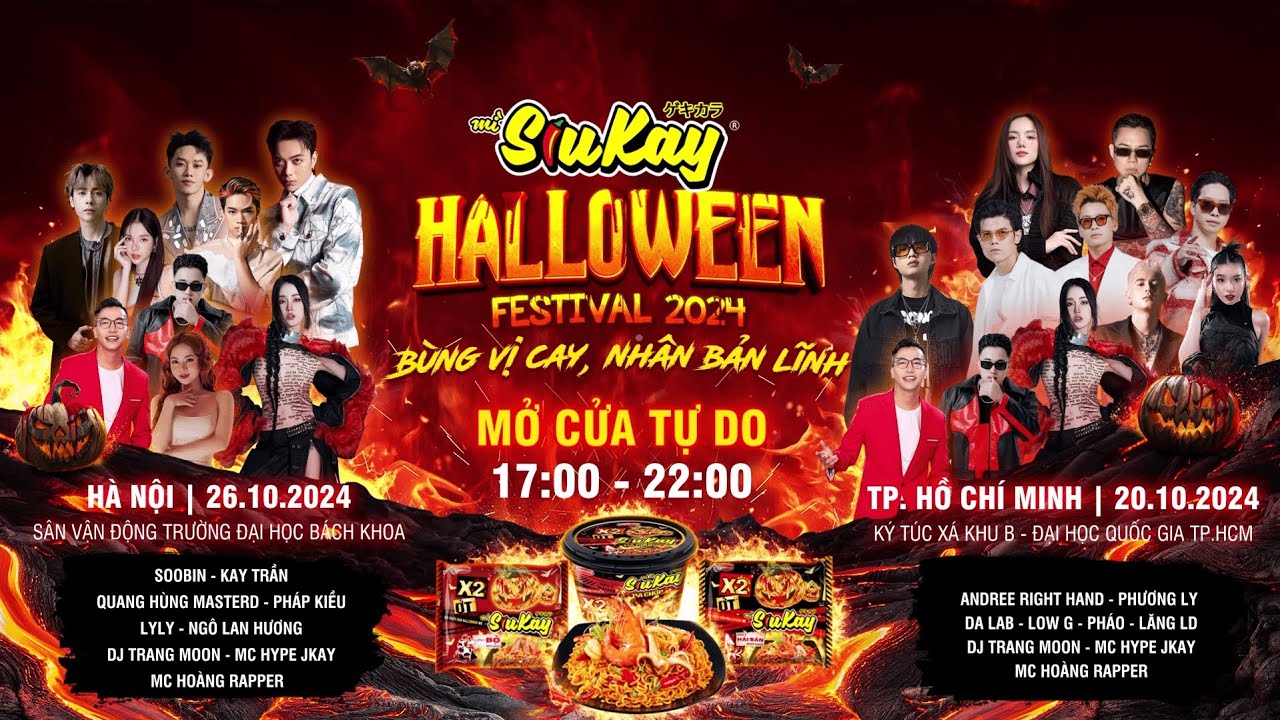 LỄ HỘI SIUKAY HALLOWEEN TẠI HÀ NỘI VÀ TP HỒ CHÍ MINH - YouTube