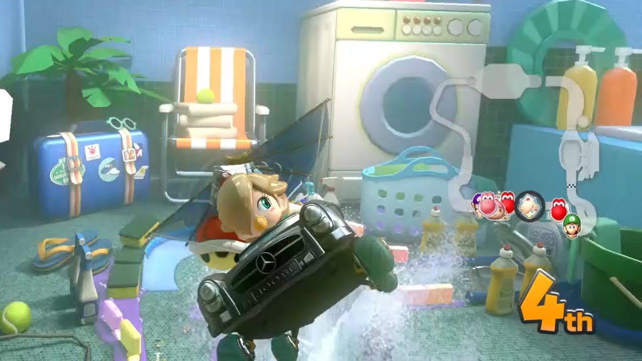 Mario Kart 8 DX (Online) | Baby Rosalina - 300 SL Roadster - Azure ...