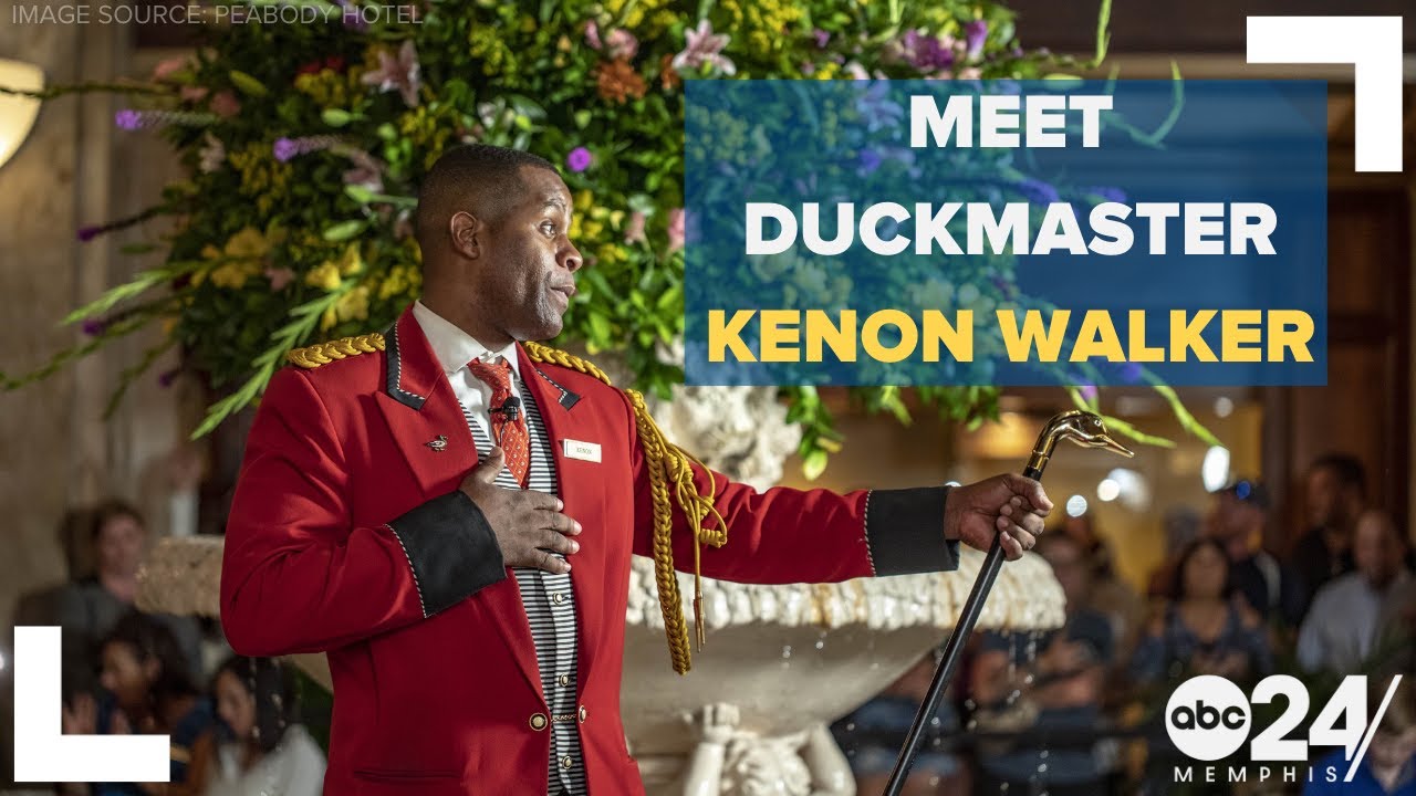 Here's the story behind the Peabody Hotel's Duckmaster Kenon Walker - YouTube