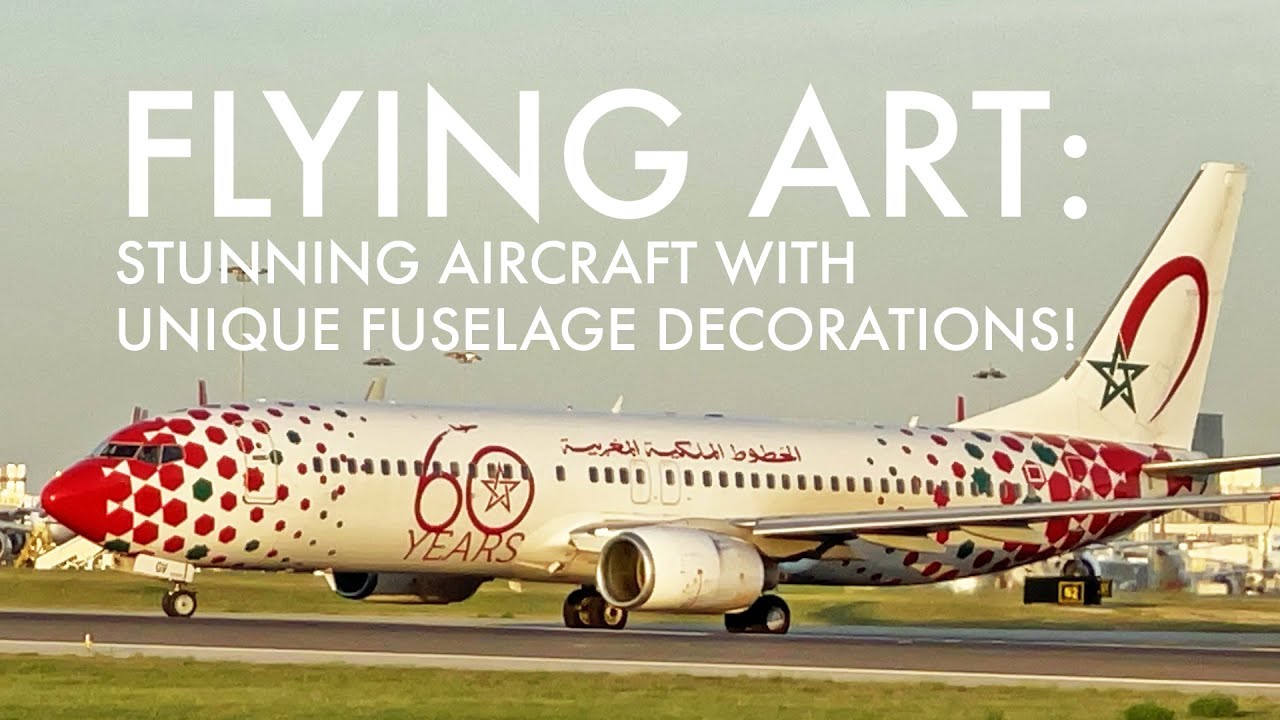 Flying Art: Stunning Aircraft with Unique Fuselage Decorations! - YouTube