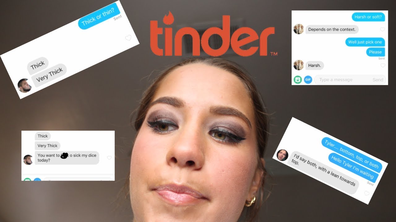 I asked guys on TINDER to do my makeup (gone weird) - YouTube