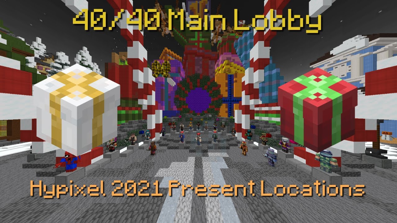 (2021) ALL PRESENT LOCATIONS IN MAIN LOBBY [40/40] (Hypixel Main Lobby ...