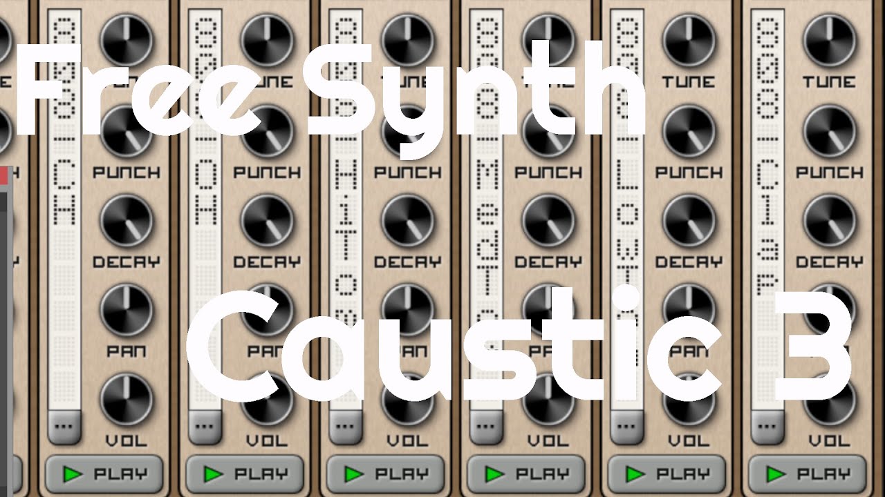 Free Synth - Caustic 3 (No Talking) - YouTube
