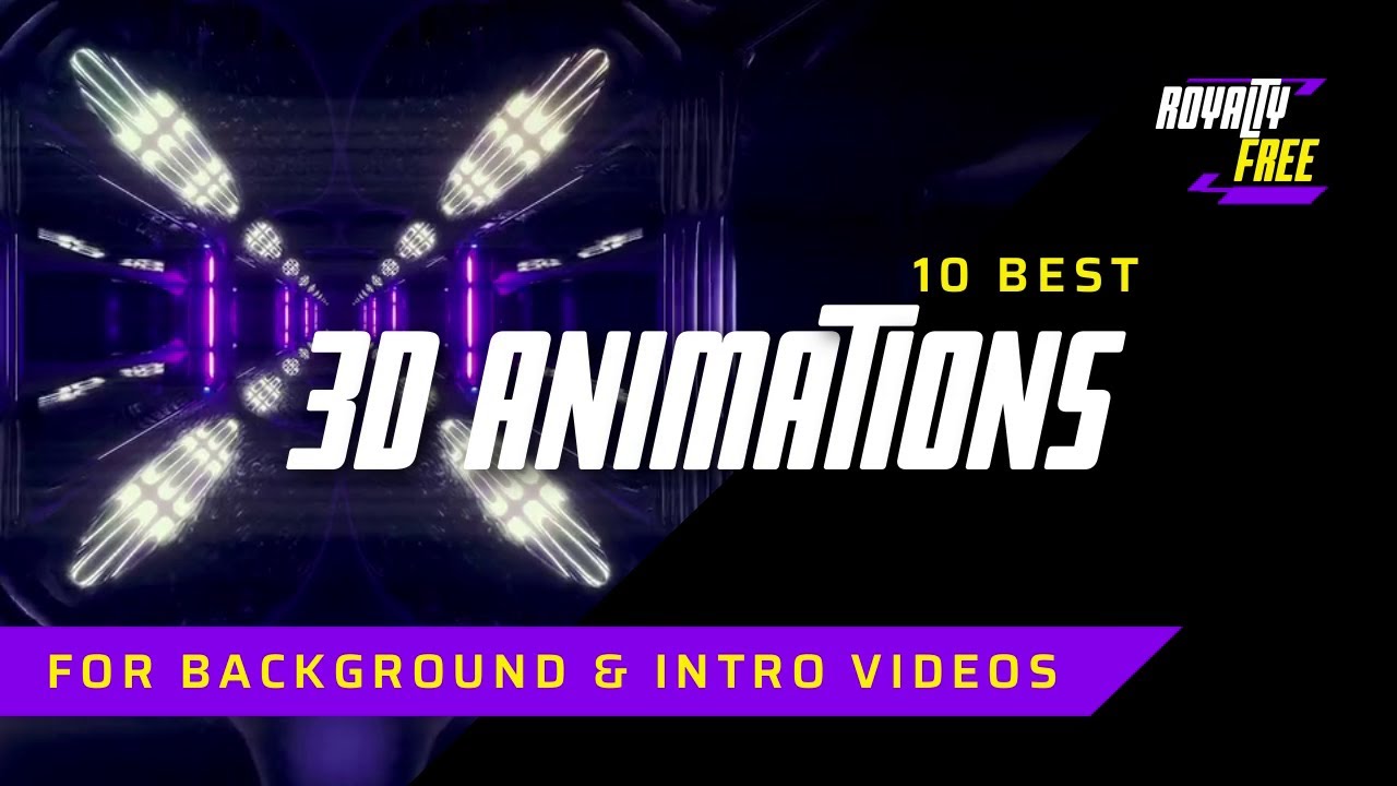 10 Best Background & Intro Animations (Without Sound) | Copyright Free ...