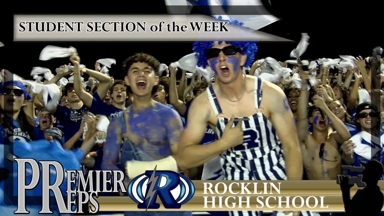 PREMIER STUDENT SECTION OF THE WEEK | ROCKLIN HIGH SCHOOL - YouTube