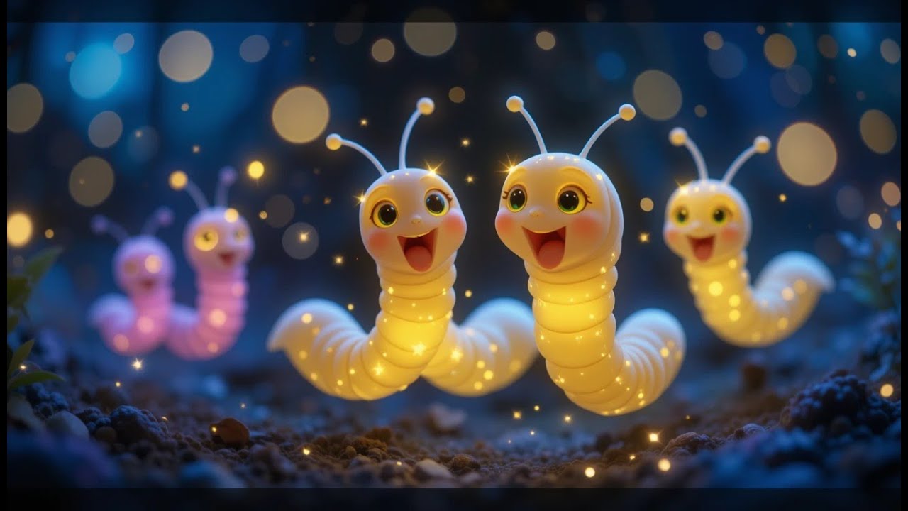 Tiny Glow Worms Light the Skies Rhyme Song | Popular Nursery Rhyme ...