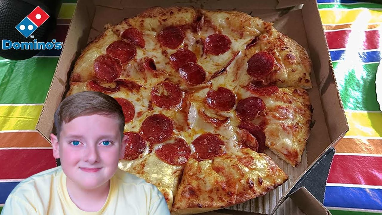 Domino's Pan Pizza Pig Out | The Barkers - YouTube