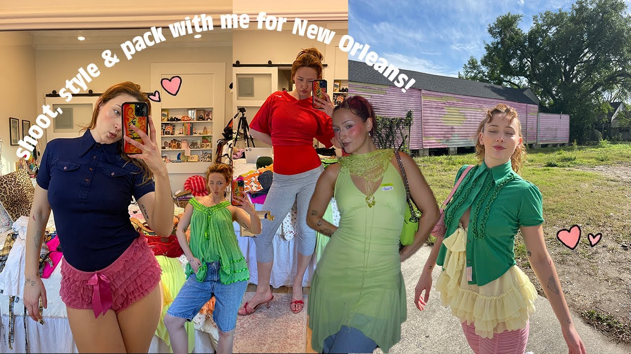 SHOOT, STYLE & PACK WITH ME!!!! - YouTube