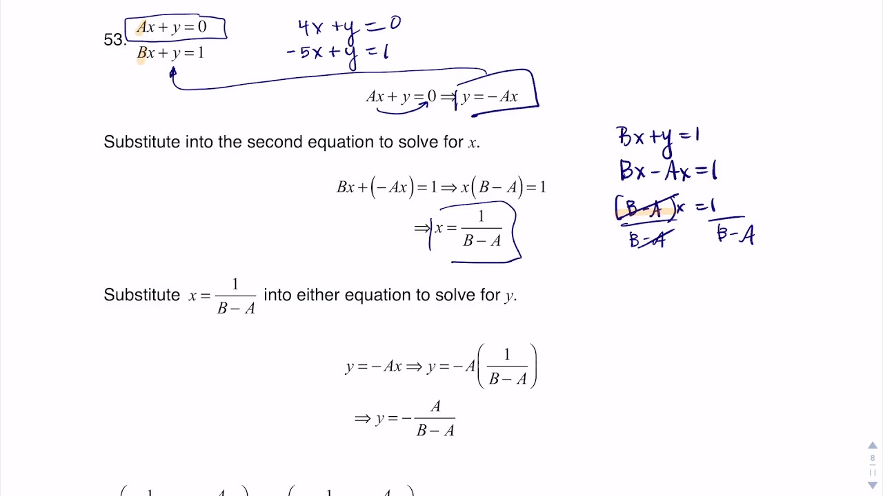 Math 31 HW Section 7.1 #53 - YouTube