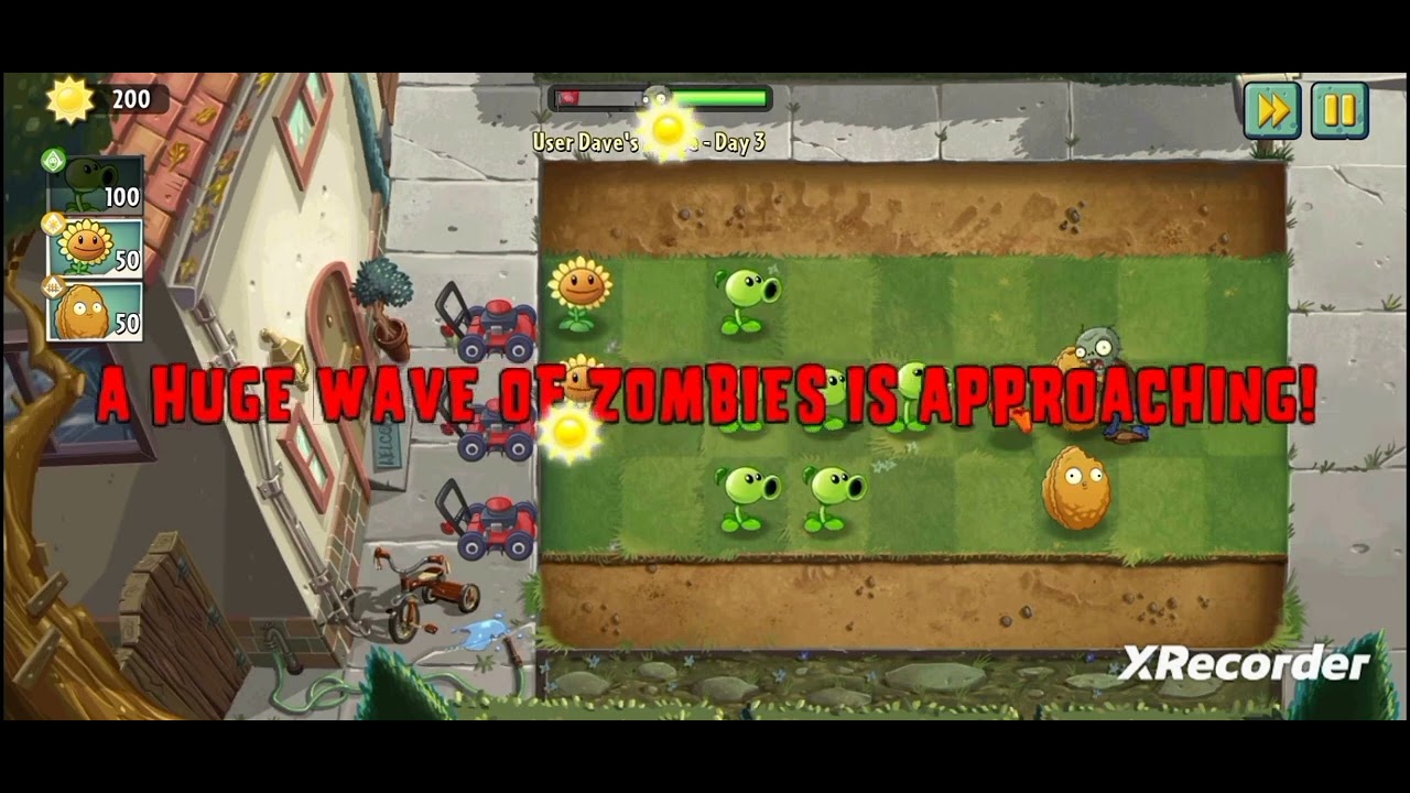 Plants vs Zombies 2 house 1.2.3.4 battle zone 3 .. - YouTube