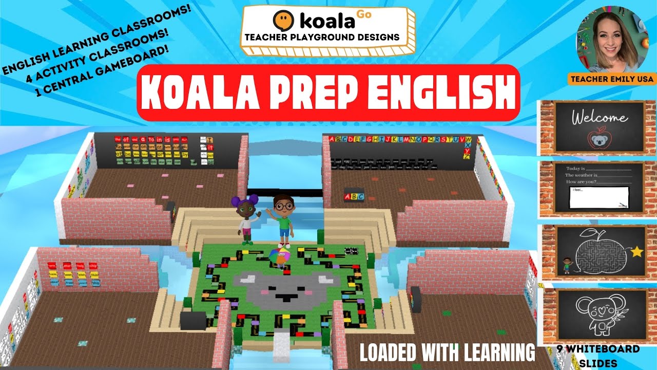 Koala Prep ENGLISH - Koala Playground Designs - YouTube