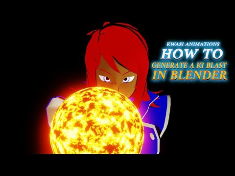 HOW TO ANIMATE-GENERATE A KI BLAST START - YouTube