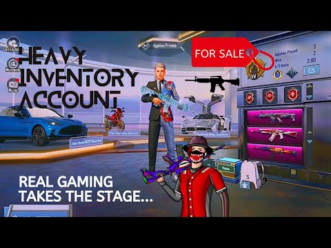 PUBG account for sale| heavy inventory account - YouTube