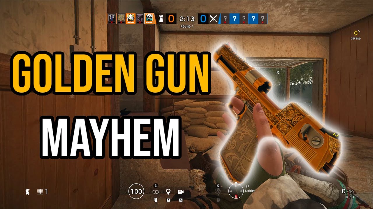 One In The Chamber Mode! - Golden Gun Arcade | Rainbow Six Siege - YouTube