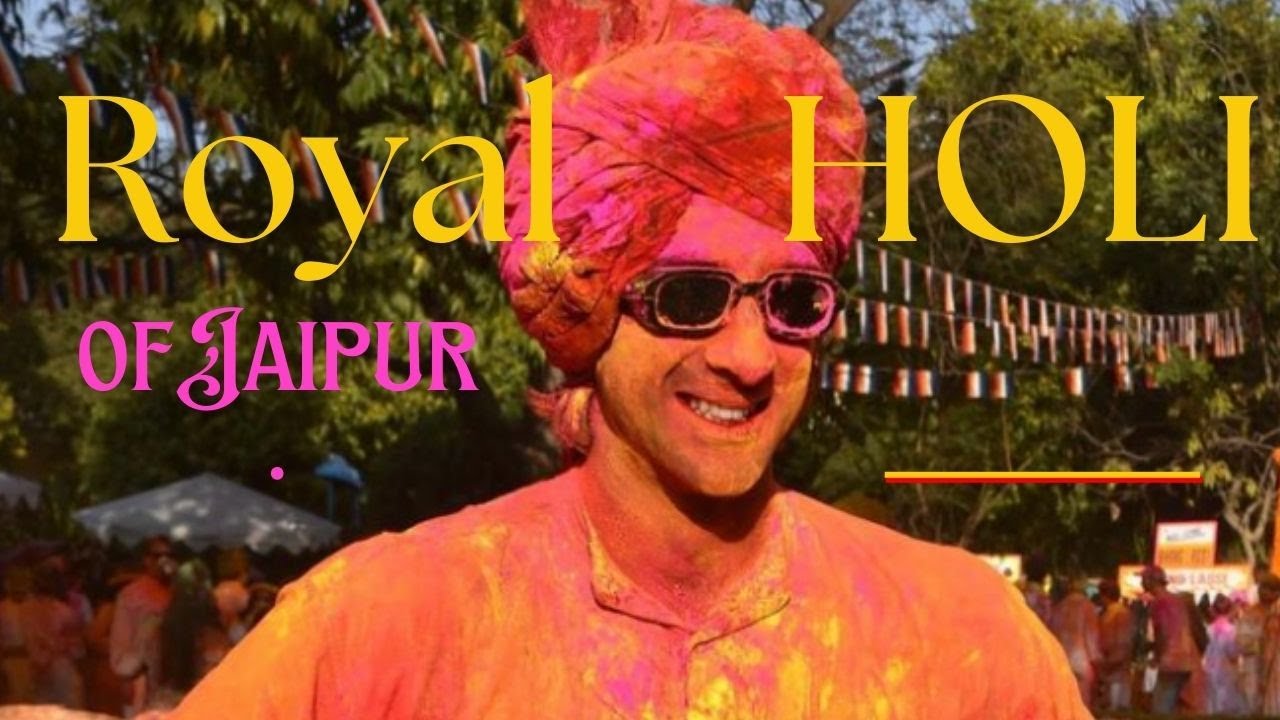 Jaipur royal family Holi | Jaipur Holi | 2024 March | Jaipur Prince ...