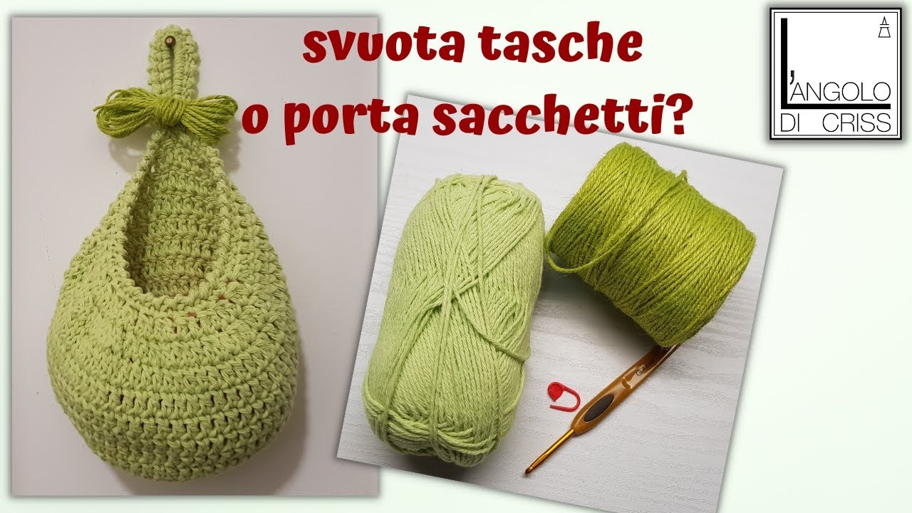 Cestino da appendere all'uncinetto HANGING BASKET - TUTORIAL IN DIRETTA - YouTube
