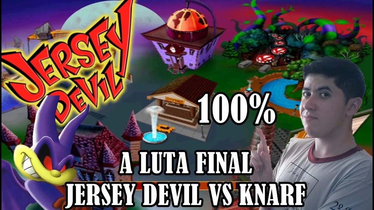 JERSEY DEVIL (PS1) - +1 JOGO COMPLETADO / LUTA CONTRA O KNARF + CLIPES ...
