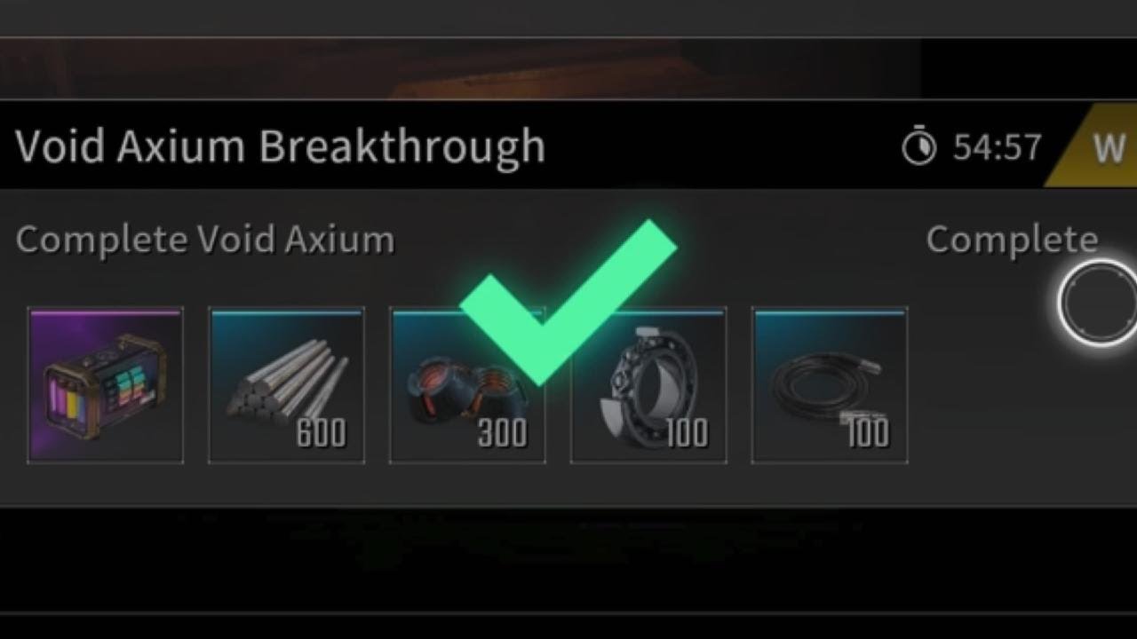 Void Axium Breakthrough (Weekly Challenge) Into The Axion Plains, Season 3 - The First ...