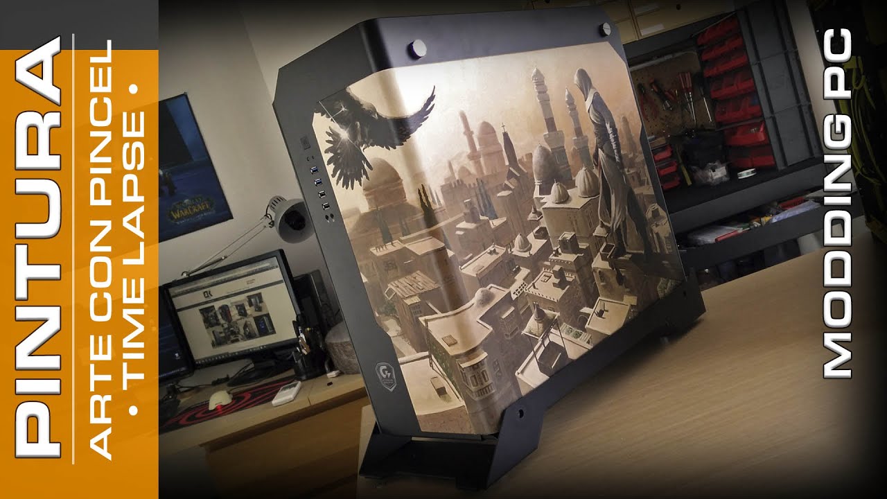 Assassin's Creed Casemod by DeKa modder, Part 1 - YouTube