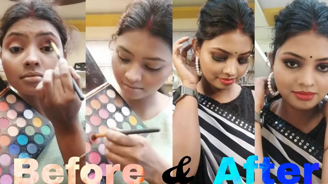 Easy And Beautiful Party Makeup In Just 2Min. - YouTube