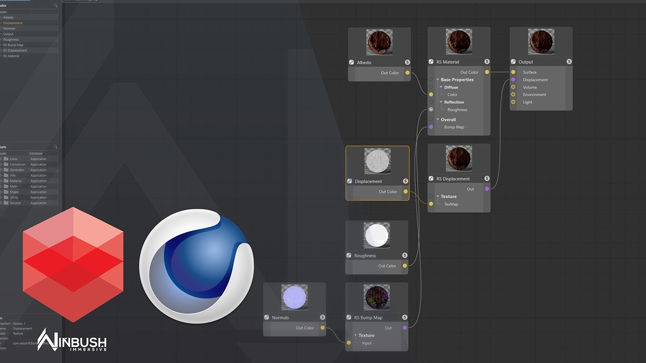 Redshifts New Nodes In Cinema 4d R21 Getting Started Youtube