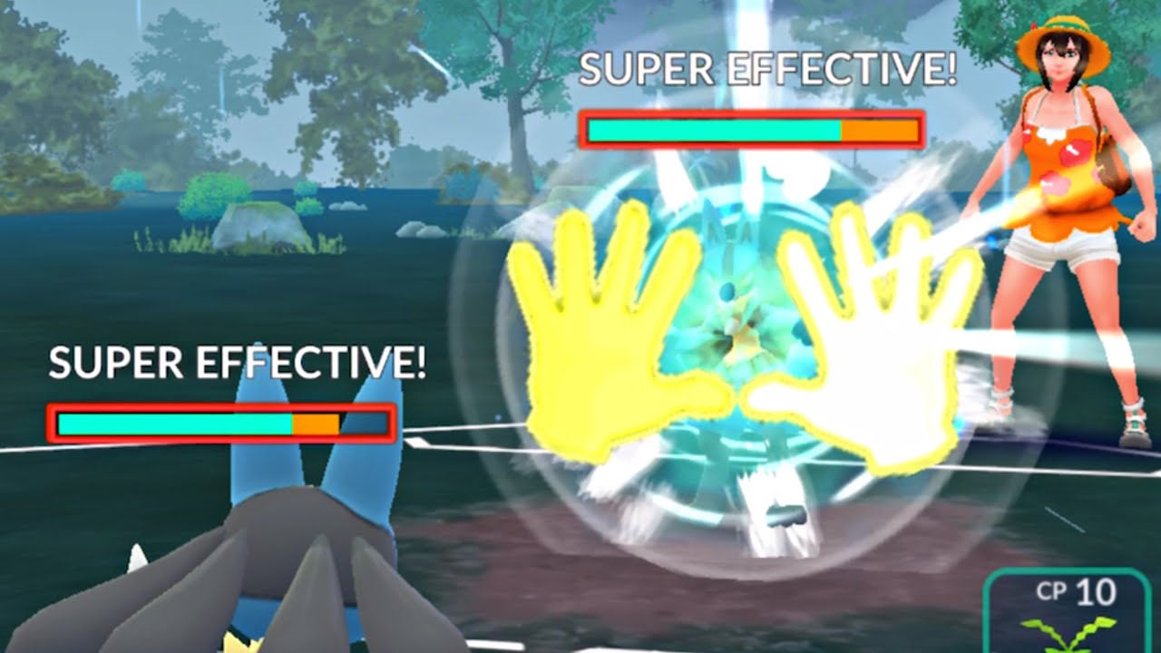 Force Palm vs Counter fast attack in Pokemon Go ( Lucario PvP ) - YouTube