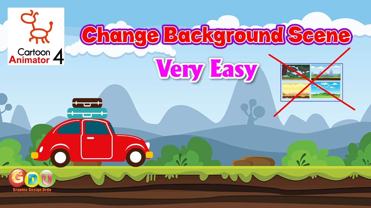 Cartoon Animator 4 Tutorial Change Background Multiple Scene - YouTube
