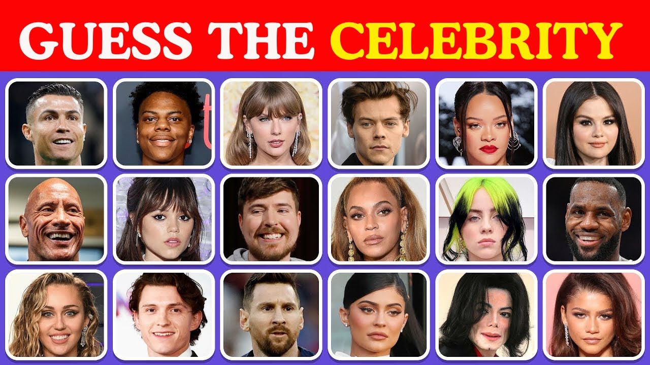 Guess The Celebrity in 3 Seconds | 25 Most Famous People - YouTube