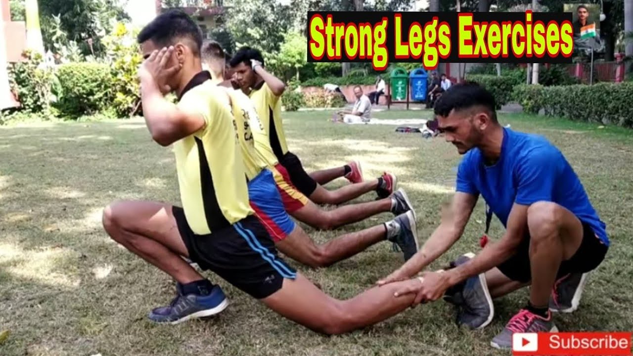 Leg Workouts- Strong Legs Exercises For Running - YouTube