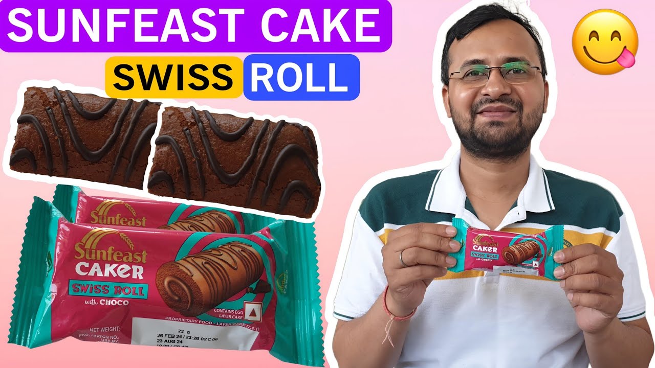 How to unbox Sunfeast Cake Swiss Roll | Quick Review | Bts - YouTube