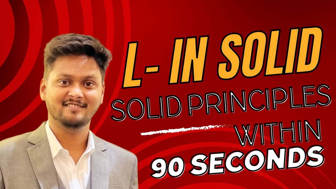 L in Solid Principle | Leskov's Substitution | In 90 seconds | Java ...