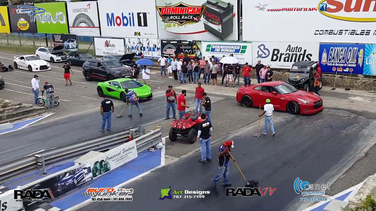 RADAZONE.COM GTR vs MC Laren Dominican Roll Race Autodromo Sunix RD ...